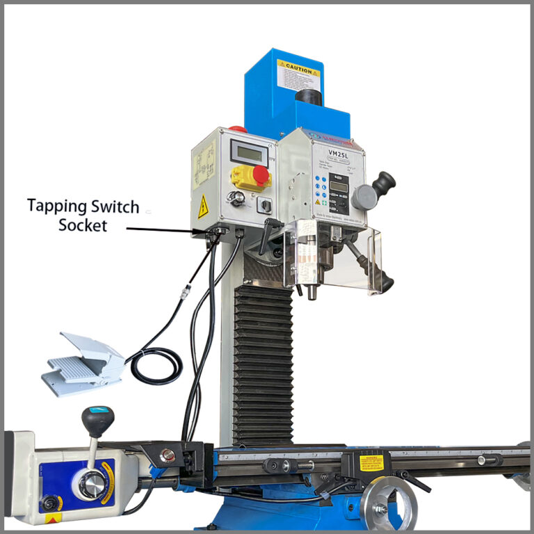 VM25L-P 7" x 27" Benchtop Milling Machine Variable Speed 100-2250 RPM 1.5HP