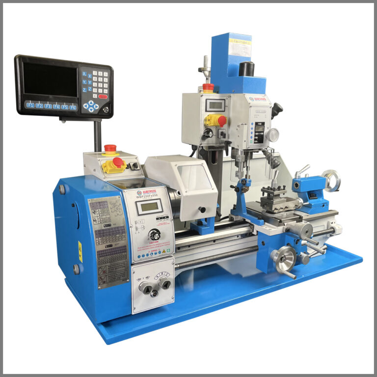WEISS WBP250F-D 10"x22" Variable-Speed Combination Lathe/Mill with 3 ...
